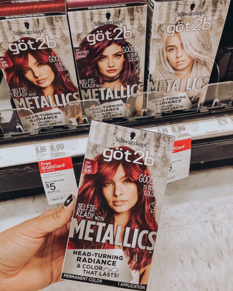 Live a Little with Got2b® Metallics Hair Dye